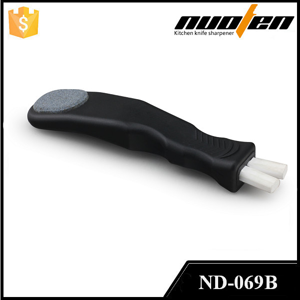 Black Handheld Skate Sharpener , Portable Ice Skate Sharpener With ...