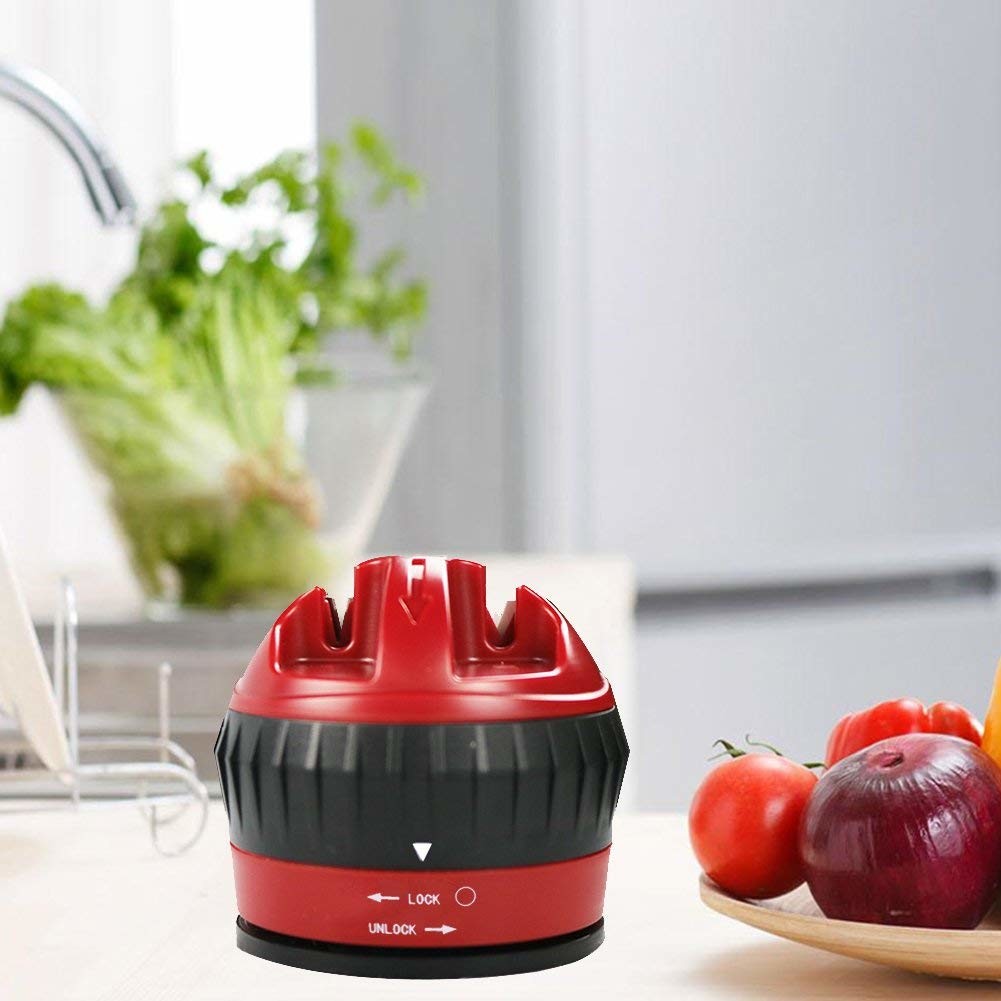 2 Stage Butcher Knife Sharpener / Chef Knife Sharpening Lightweight 58 ...